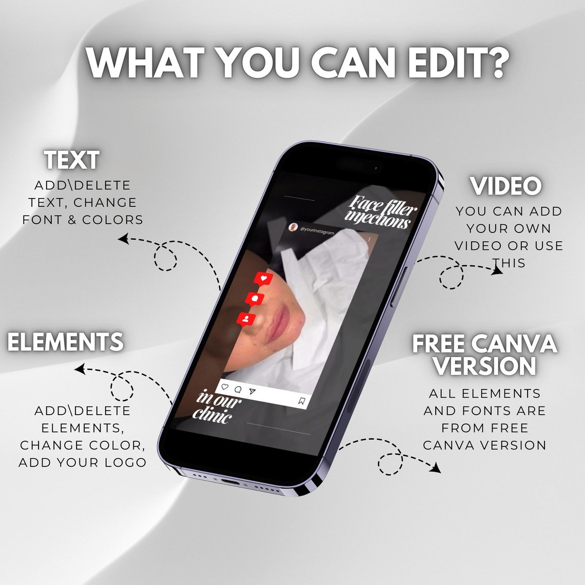 40 Filler Video Instagram Reels, Botox and Filler Reels, Face Filler ...