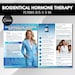 Bio-identical Hormone Replacement Therapy Flyer, Bhrt Brochure, Hormone ...