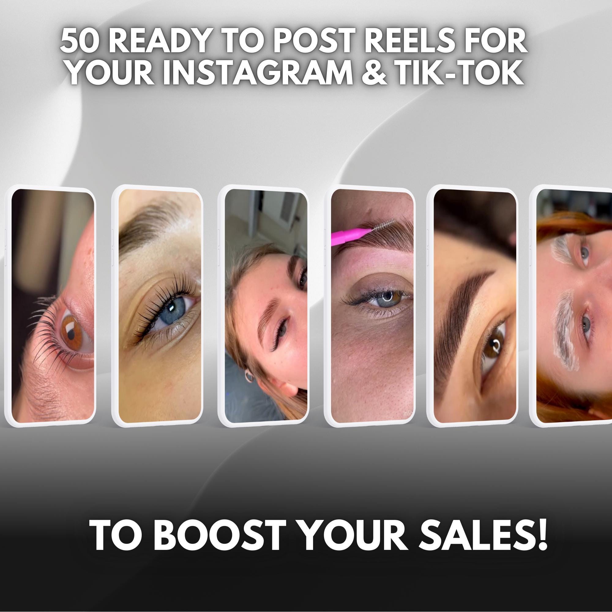 50 Lash Lift & Brow Lift Instagram Reels | Lash Lift Video Reels | Brow ...