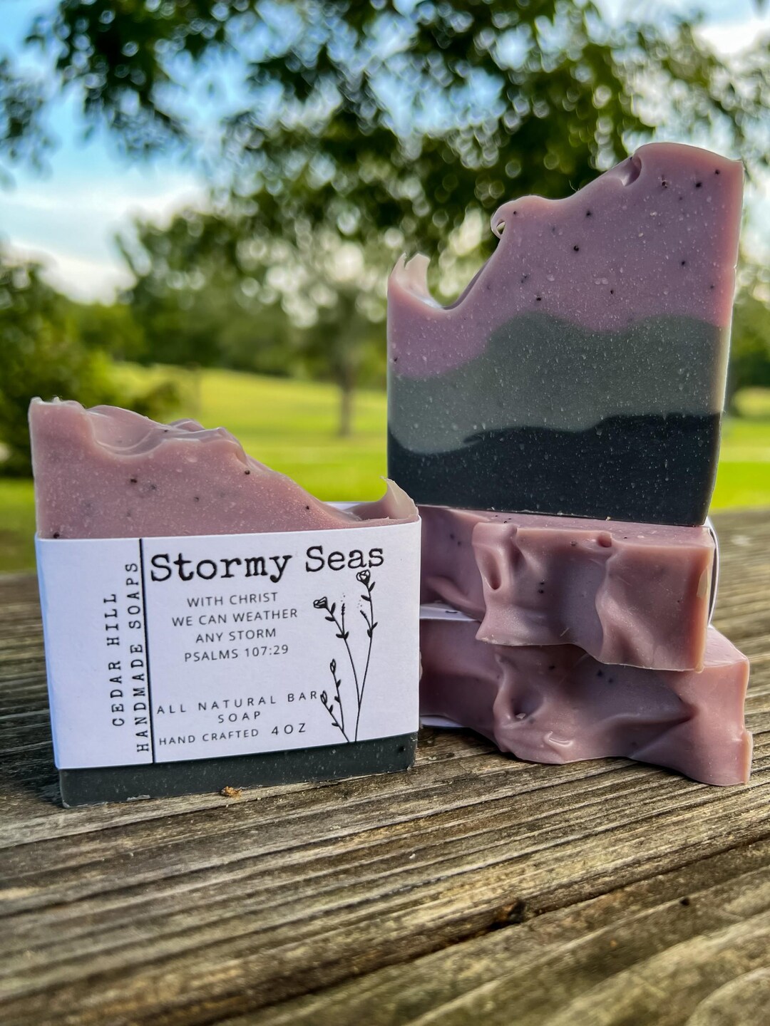 Stormy Seas Handmade Soap Cold Process Soap Natural Soap Exfoliating ...