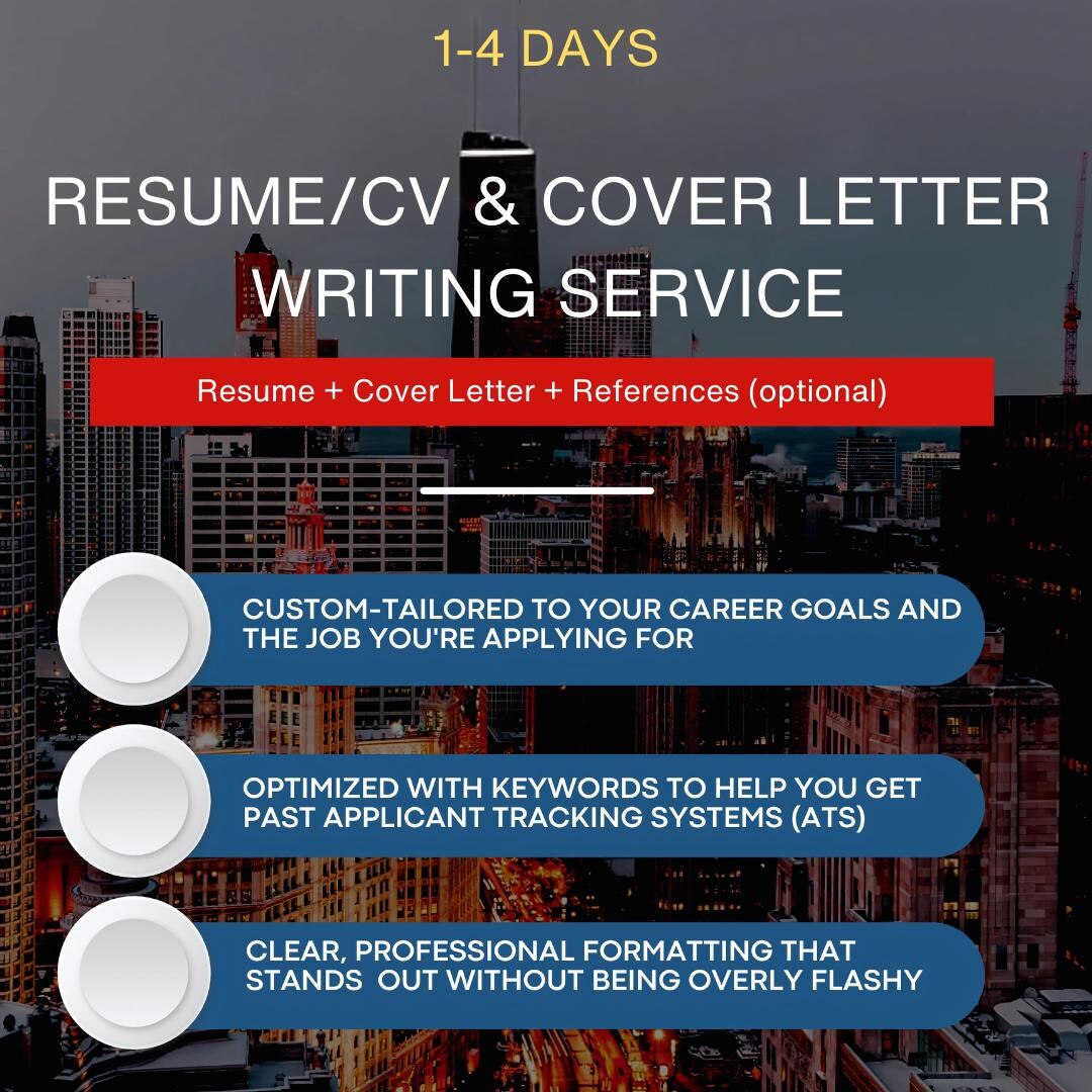 Resume & Cover Letter Writing Service Tailored Job Application Packages ...