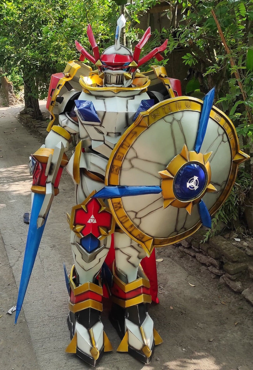 Dukemon-x/gallantmon-x Digimon Tamers Cosplay Armor - Etsy