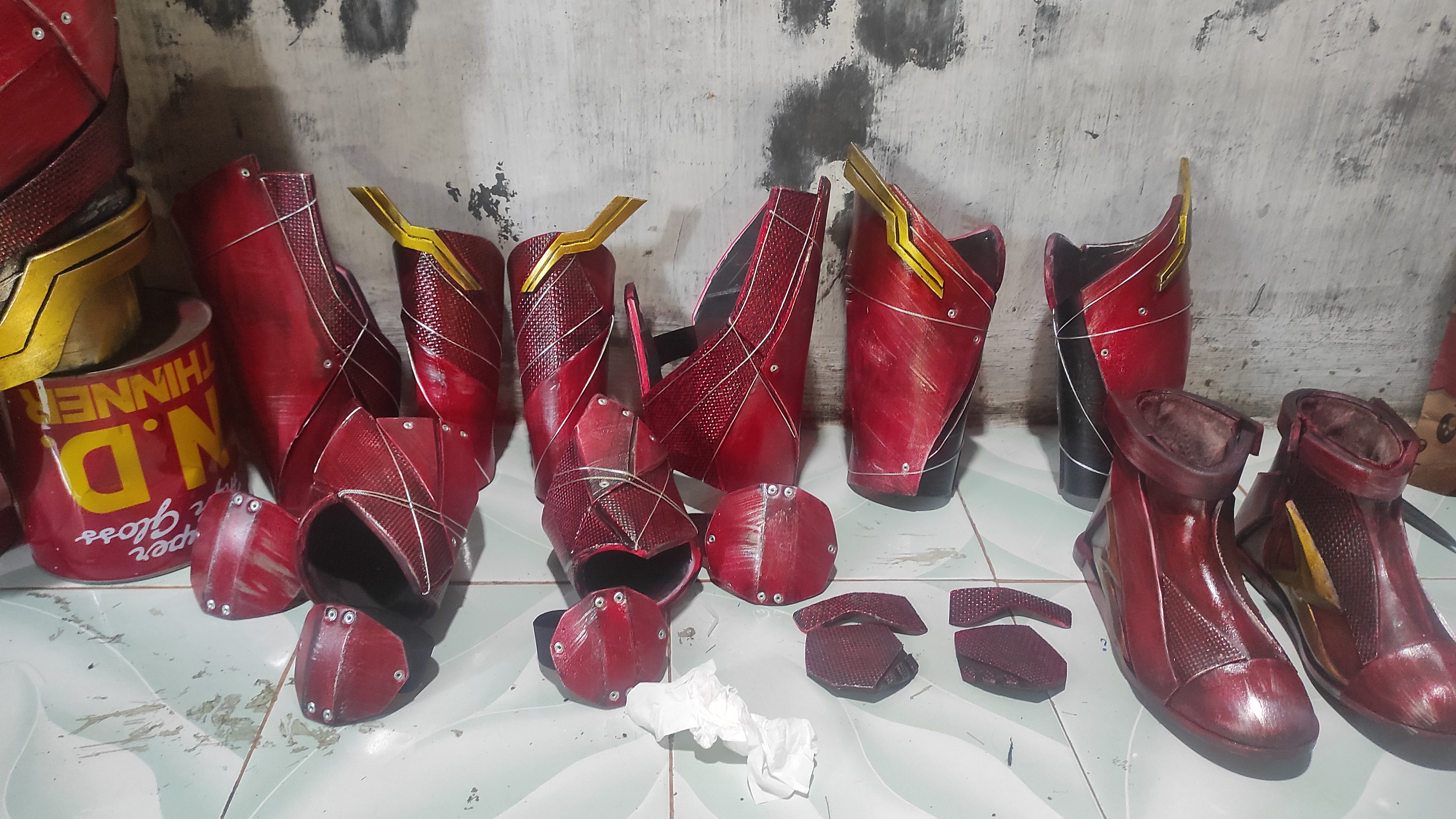 The Flash Justice League Costume Armor - Etsy