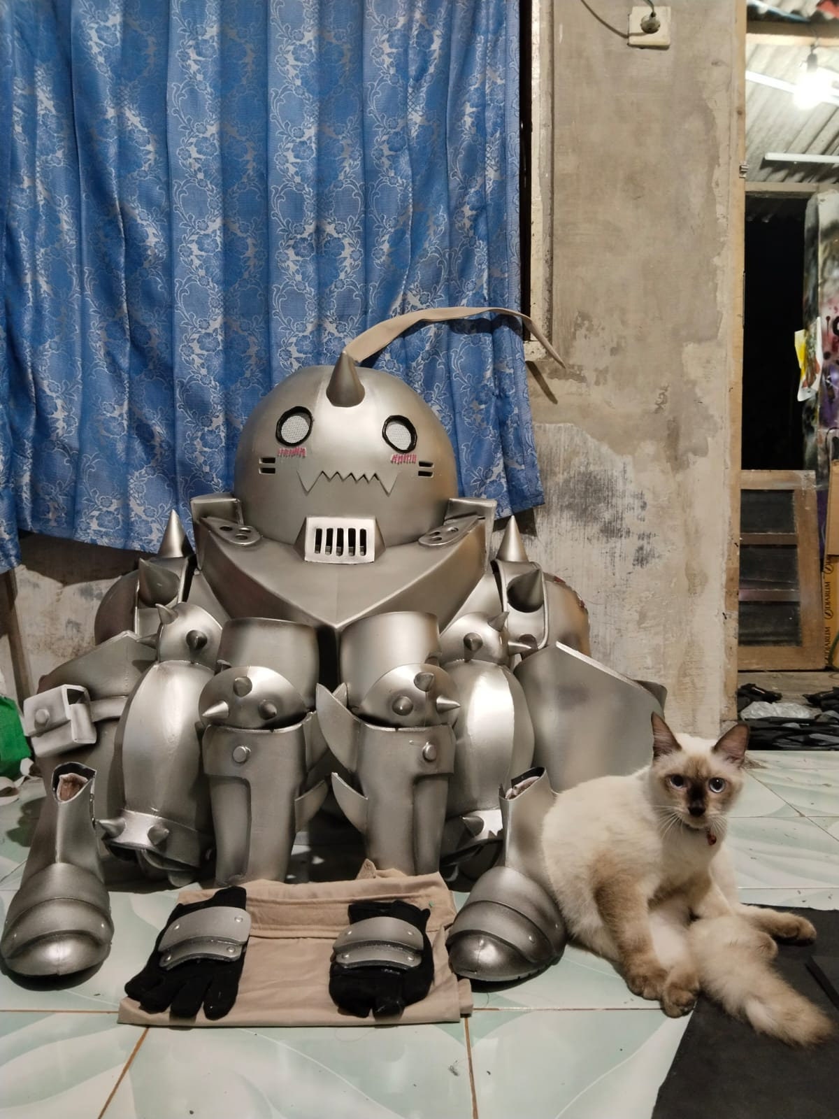 Alphonse Elric Costume Armor Chibi Version From Fullmetal Alchemist - Etsy