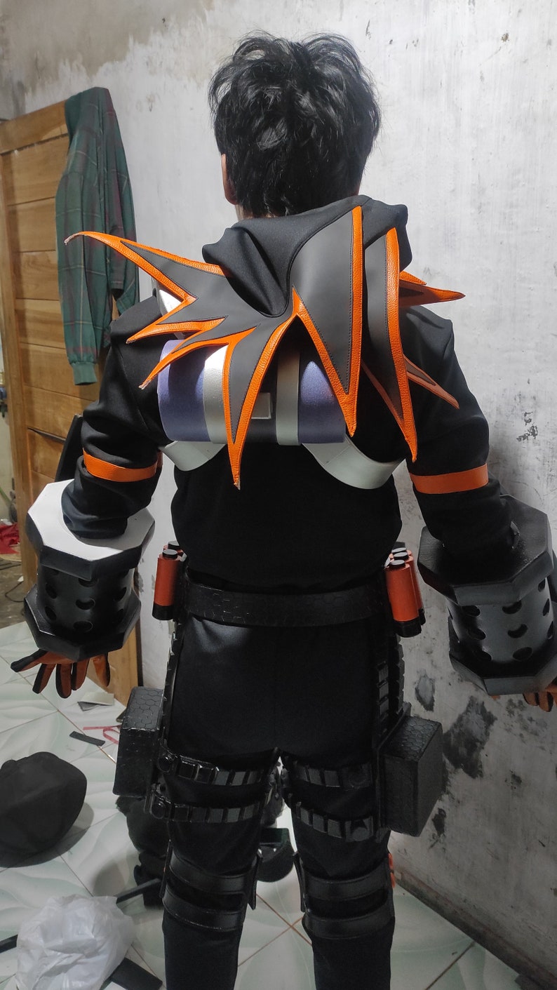 Bakugo World Hero Vers. My Hero Academia Costume Armor - Etsy
