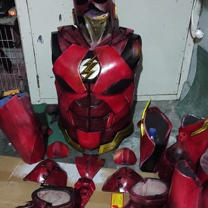 The Flash Justice League Costume Armor - Etsy