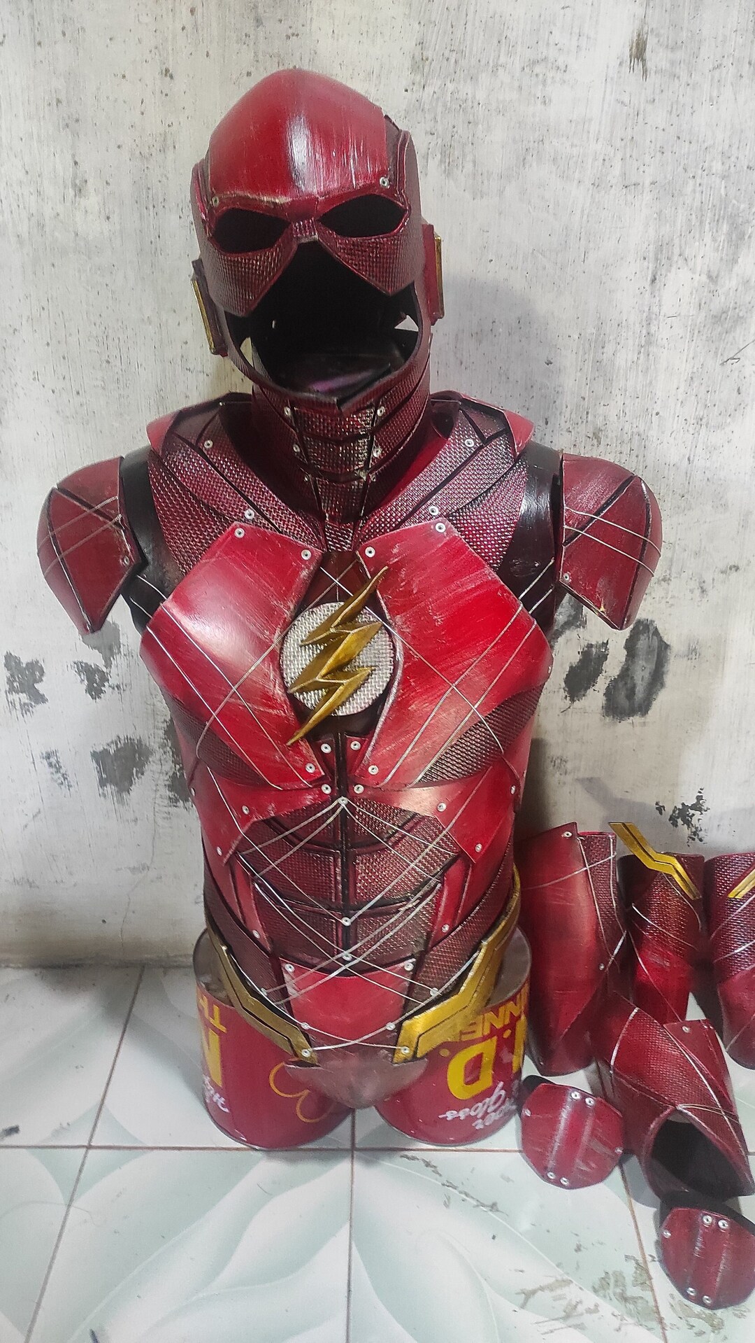 The Flash Justice League Costume Armor - Etsy