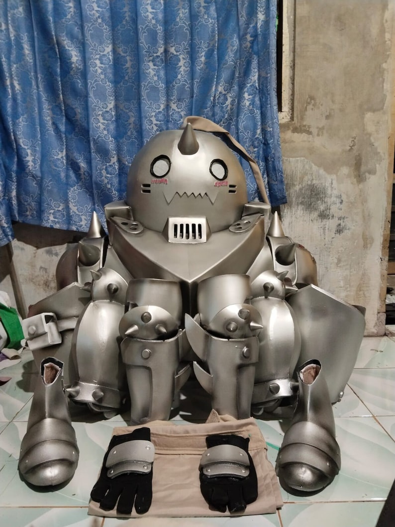 Alphonse Elric Costume Armor Chibi Version From Fullmetal Alchemist - Etsy