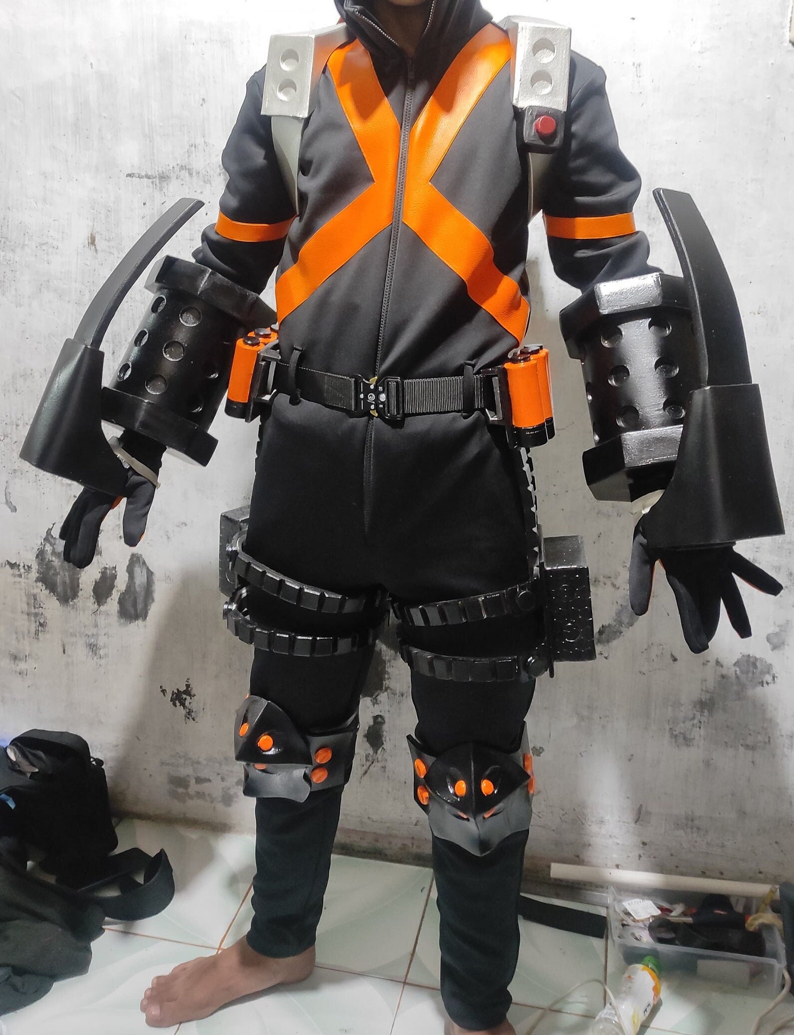 Bakugo World Hero Vers. My Hero Academia Costume Armor - Etsy