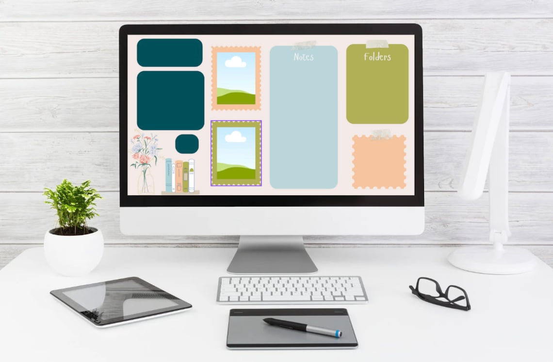 Editable Desktop Wallpaper - Etsy