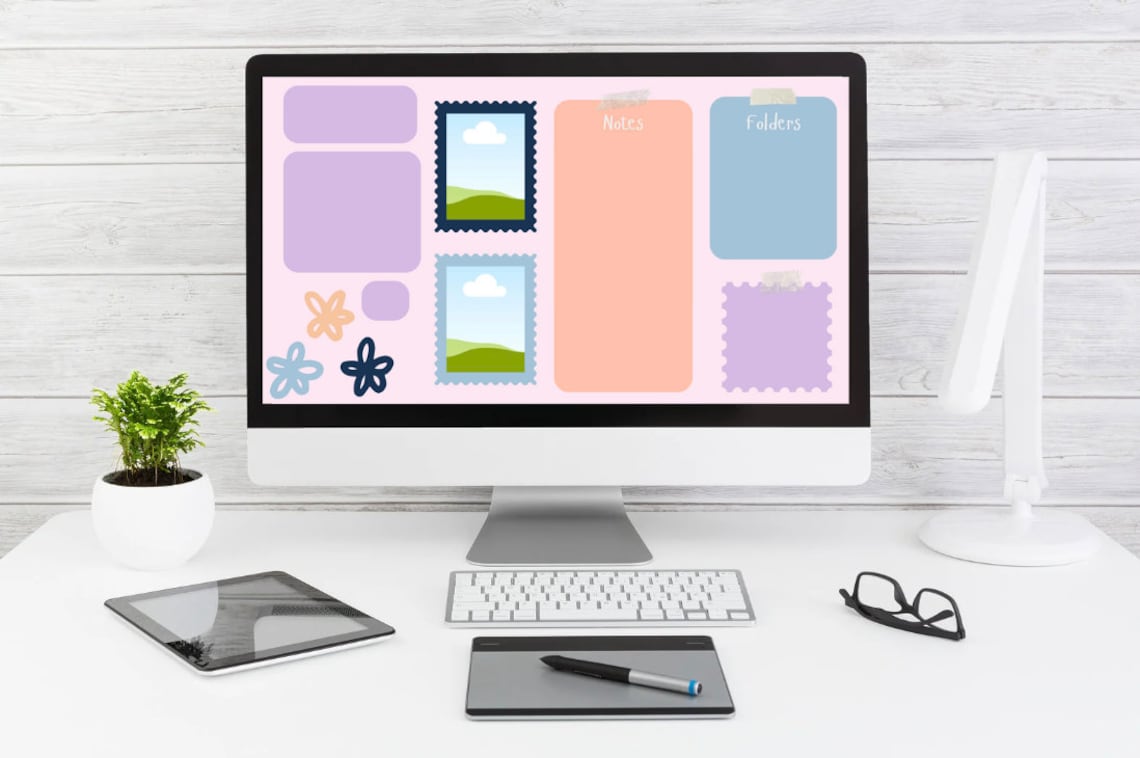 Editable Desktop Wallpaper - Etsy