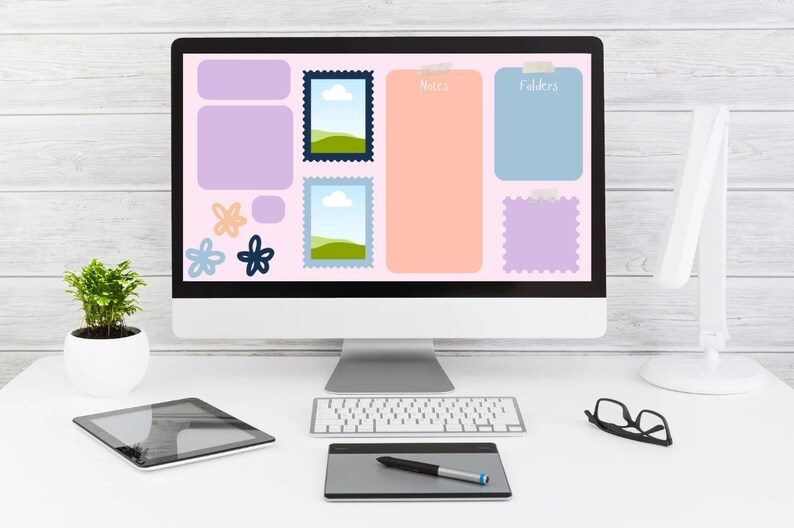 Editable Desktop Wallpaper - Etsy