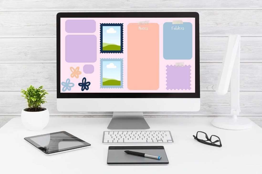 Editable Desktop Wallpaper - Etsy