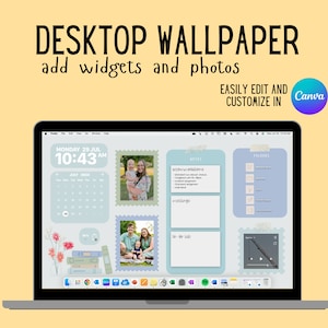 Editable Desktop Wallpaper - Etsy