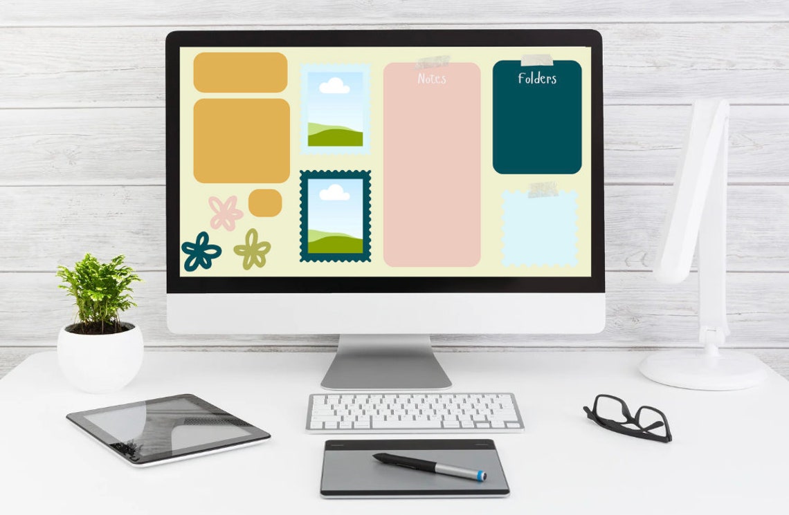Editable Desktop Wallpaper - Etsy