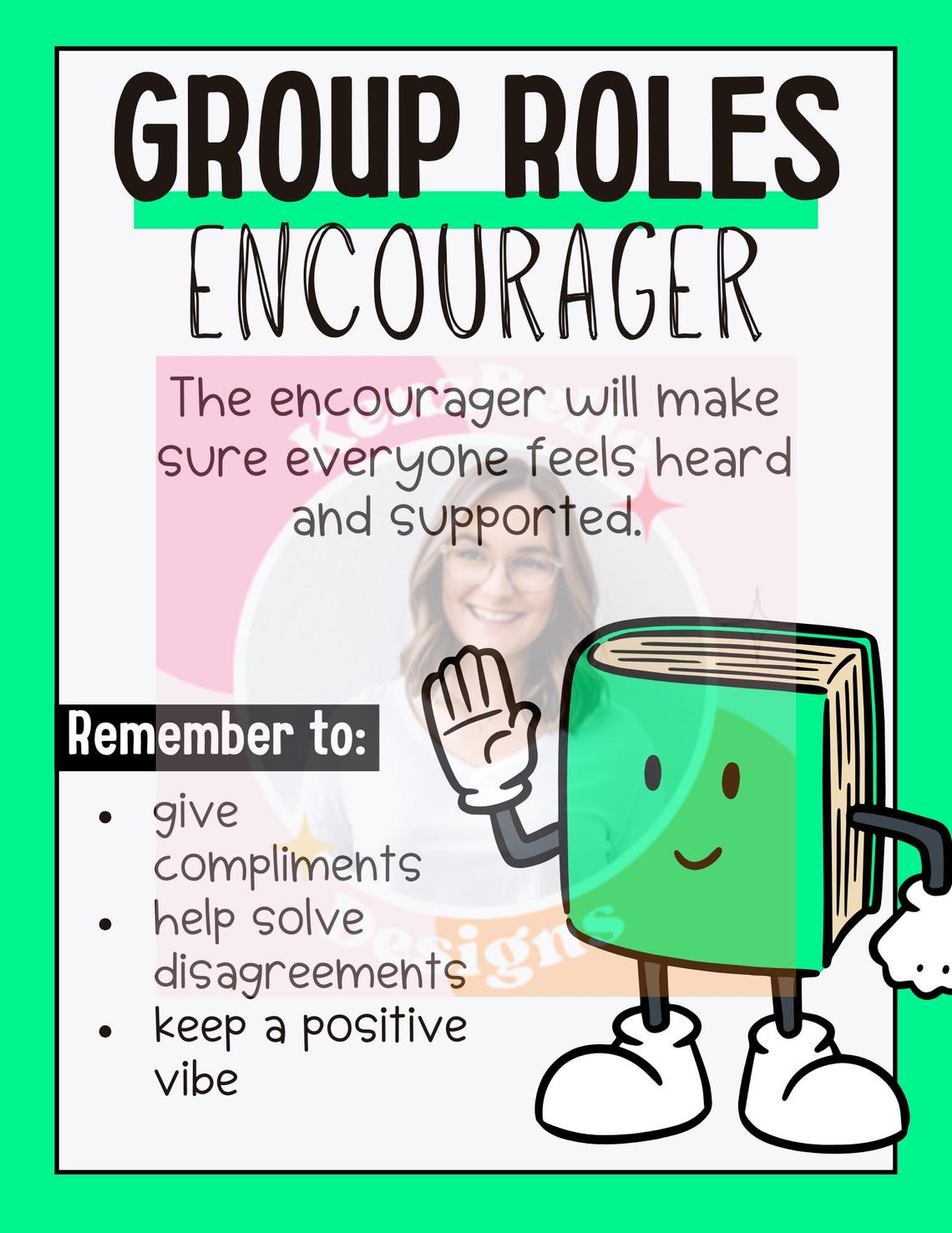 Group Work Role Cards | Classroom Jobs for Small Groups | Student ...