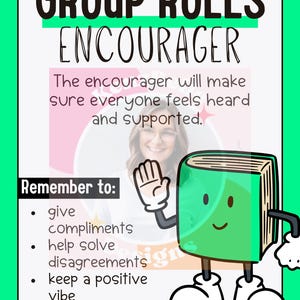 Group Work Role Cards | Classroom Jobs for Small Groups | Student ...