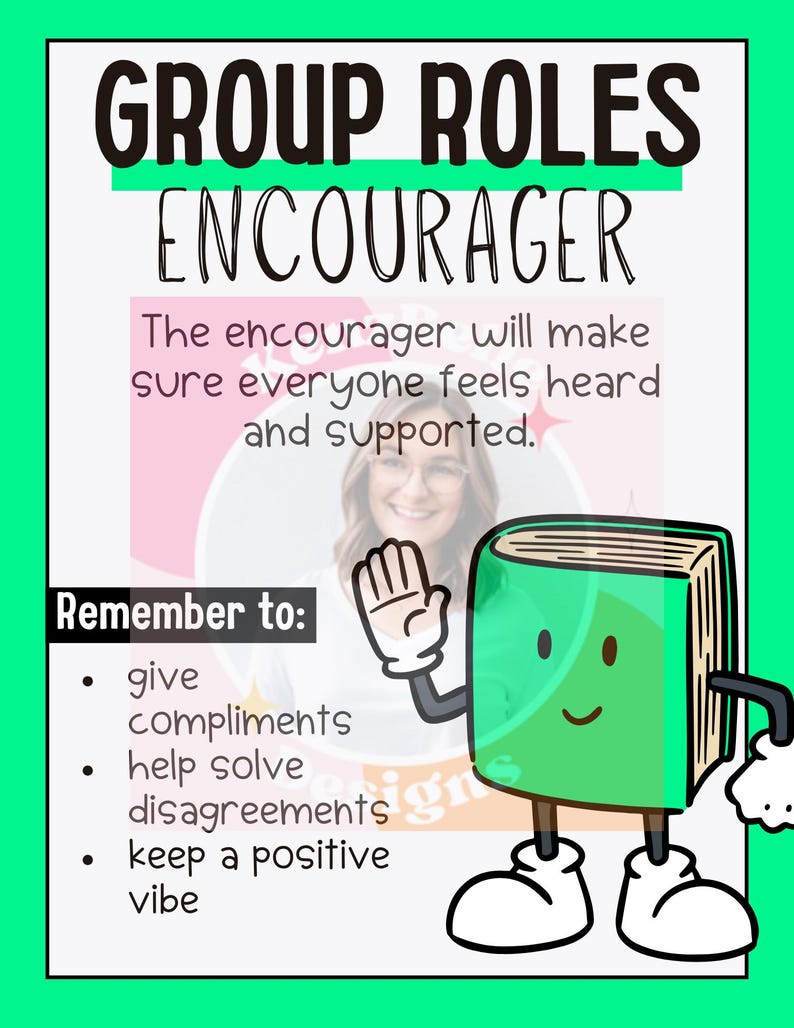 Group Work Role Cards | Classroom Jobs for Small Groups | Student ...