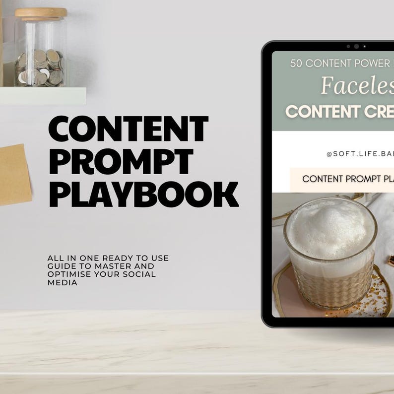 Content Prompt Playbook | With MRR | Social Media Marketing - Etsy