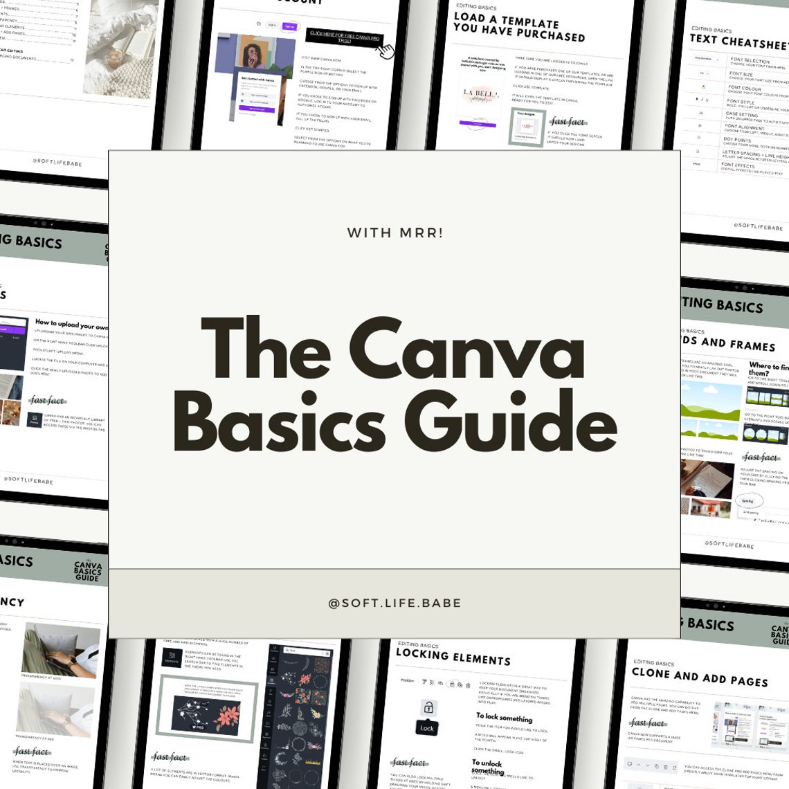 The Canva Basics Guide | Coaching Guide Book Canva Template| Lead Magnet | Course Creator ...