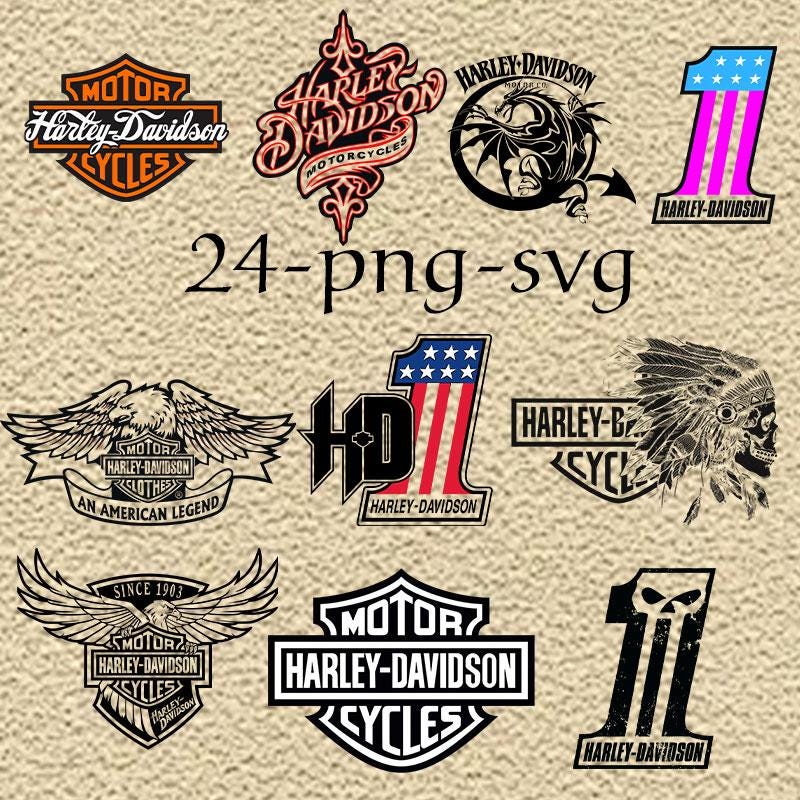 Harley Davidson Stickers - Etsy