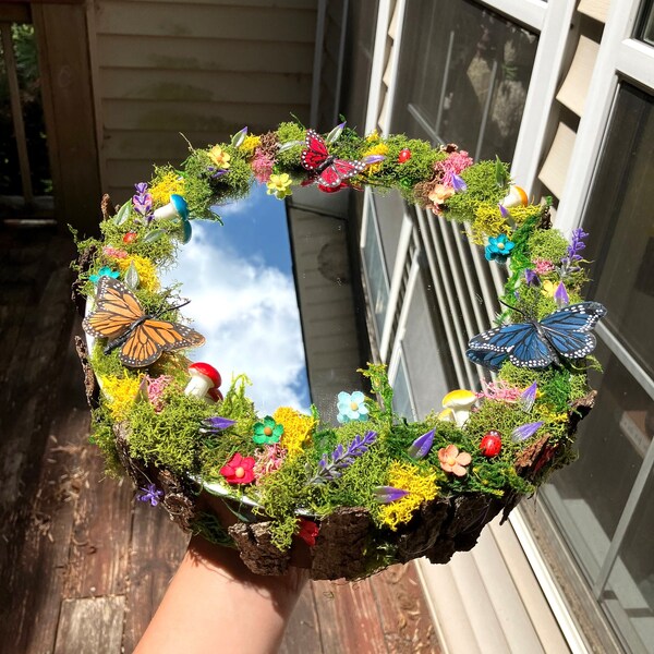 Moss Mirror - Etsy