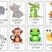 42 Animals in Hebrew Printable Flash Cards - Etsy