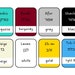 Hebrew Colors Flashcards -learn the Hebrew Colors Fast - Etsy