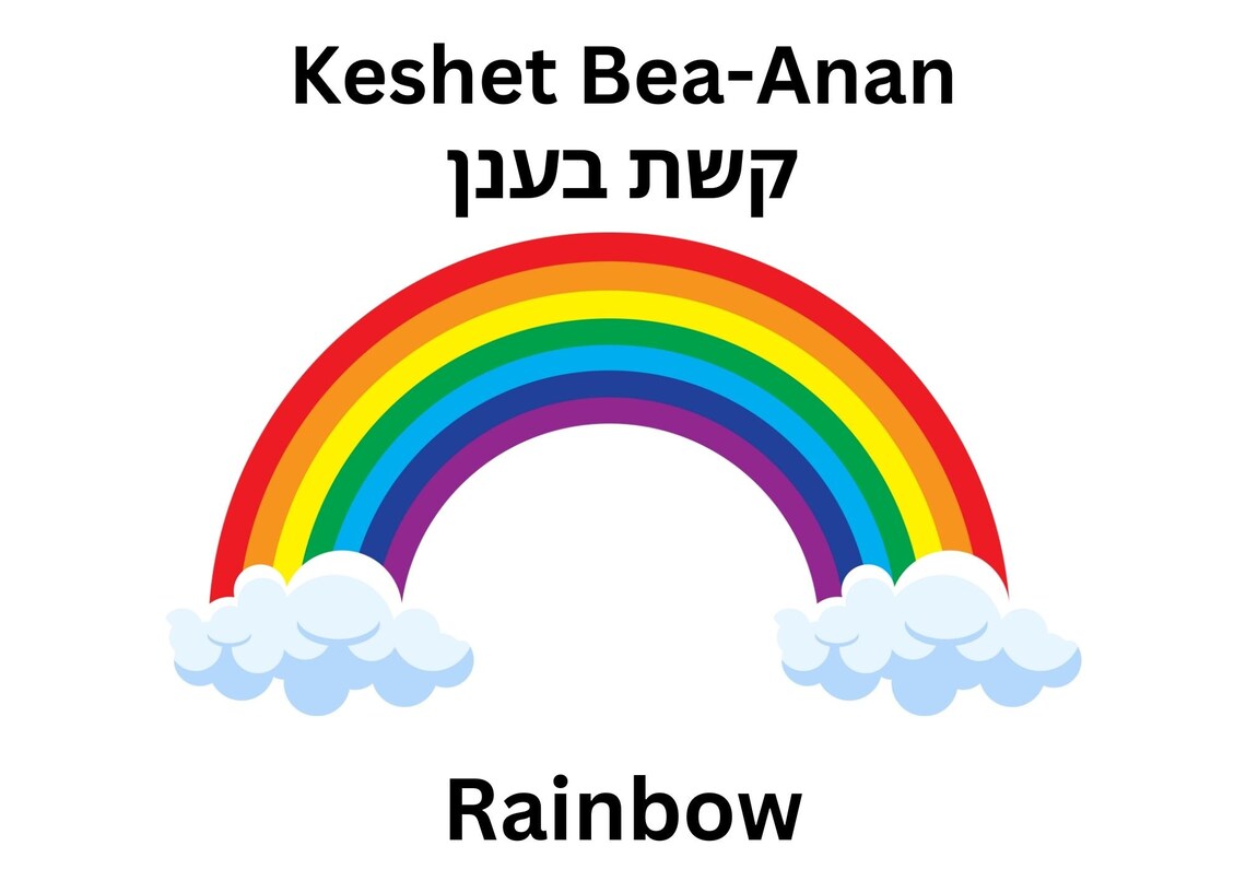 Hebrew Colors Flashcards -learn the Hebrew Colors Fast - Etsy