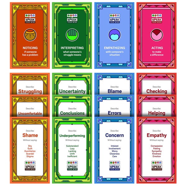 Mental Health Card Game - Etsy