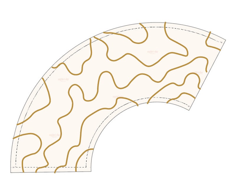 Printable Lampshade Cut Template - Etsy