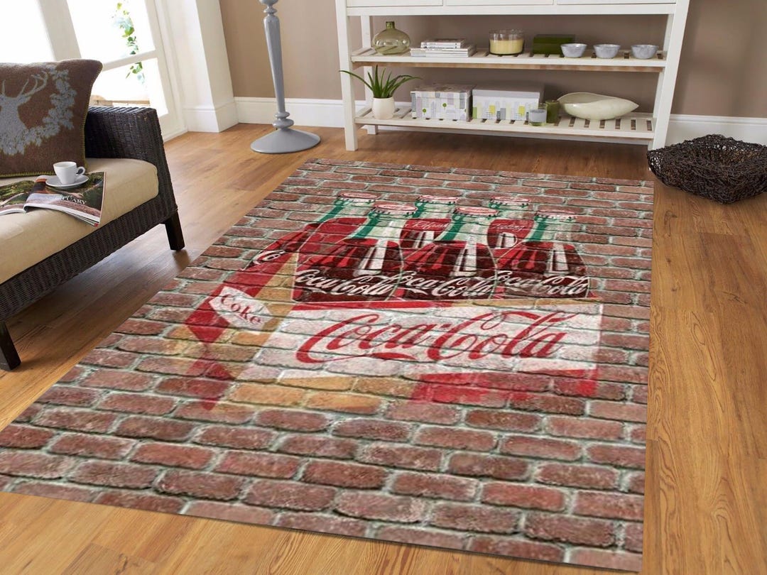 Wall Rug,coca Cola Rug,cola Rug,coke Rug,abstract Rug,design Rug,teens ...