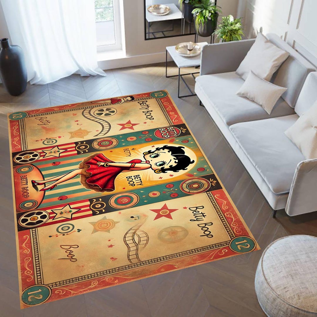 Betty Boop Rug,movie Rug,funny Rug,feminine Rug,popular Rug,pop Art Rug ...