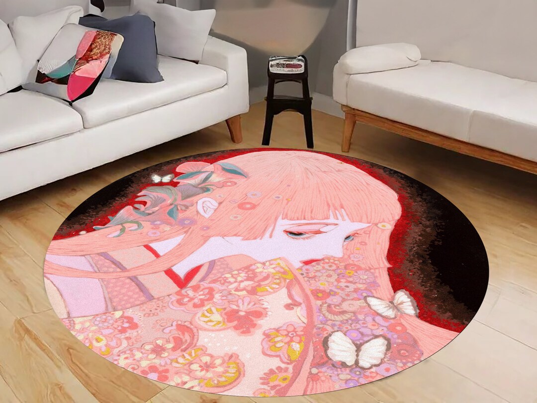 Girl Rug,butterfly Rug,pink Rug,teens Room Rug,cool Rug,modern Rug ...