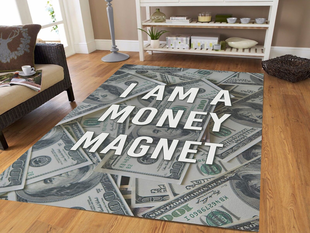 Millionaire Rug,money Rug,dollar Rug,banknote Rug,encouragement Rug ...