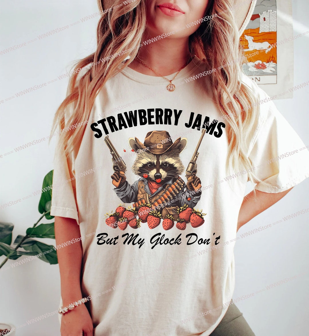 Strawberry Jams but My Glock Don't Png, Sarcastic Png, Adult Humor ...