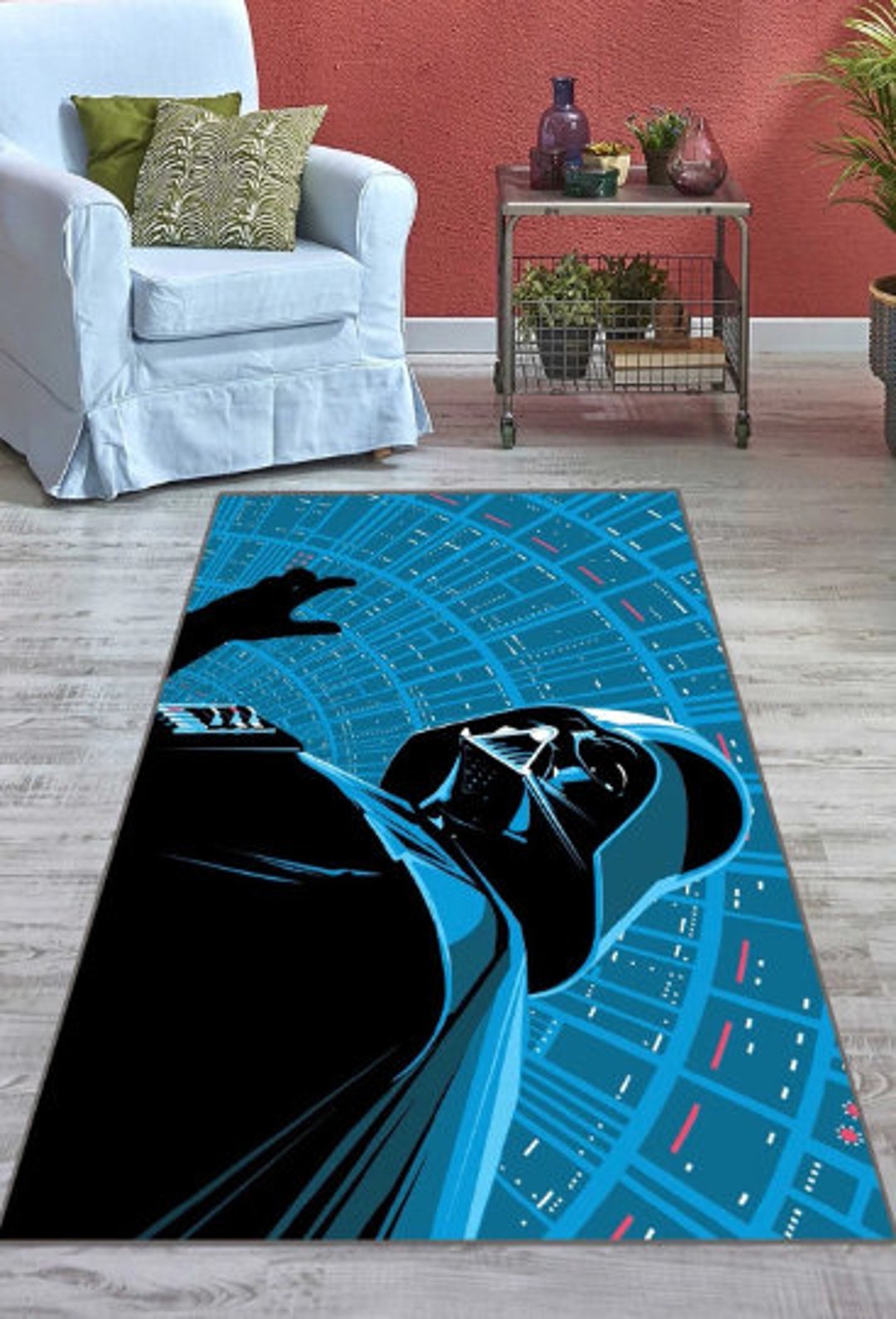 Star Wars Rug, Dark Side Rug, Darth Vader Rug, Darth Maul Rug, Darth ...