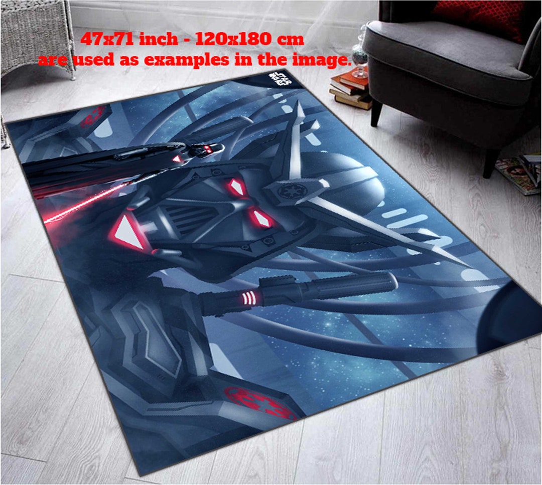 Star Wars Rug, Dark Side Rug, Darth Vader Rug, Darth Maul Rug, Darth ...