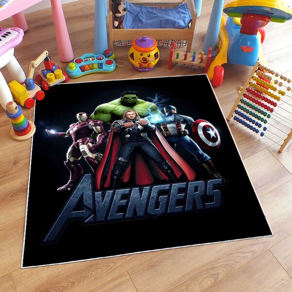 Avengers Rug - Etsy