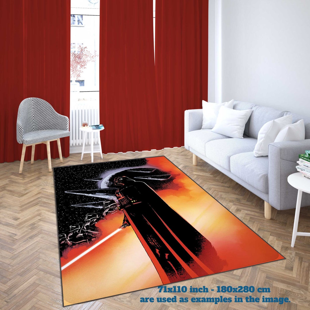 Star Wars Rug, Dark Side Rug, Darth Vader Rug, Darth Maul Rug, Darth ...
