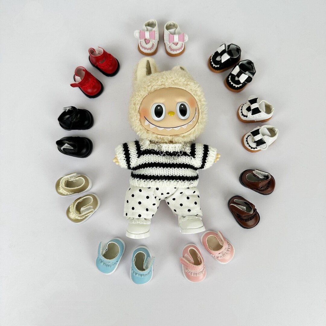 Princess Labubu Shoes, Kawaii Labubu Leather Shoes, Labubu Toy Shoes ...