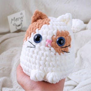 7in1 Chonky Cats Crochet Patterns, Cat Crochet Pattern, Cute Cat ...