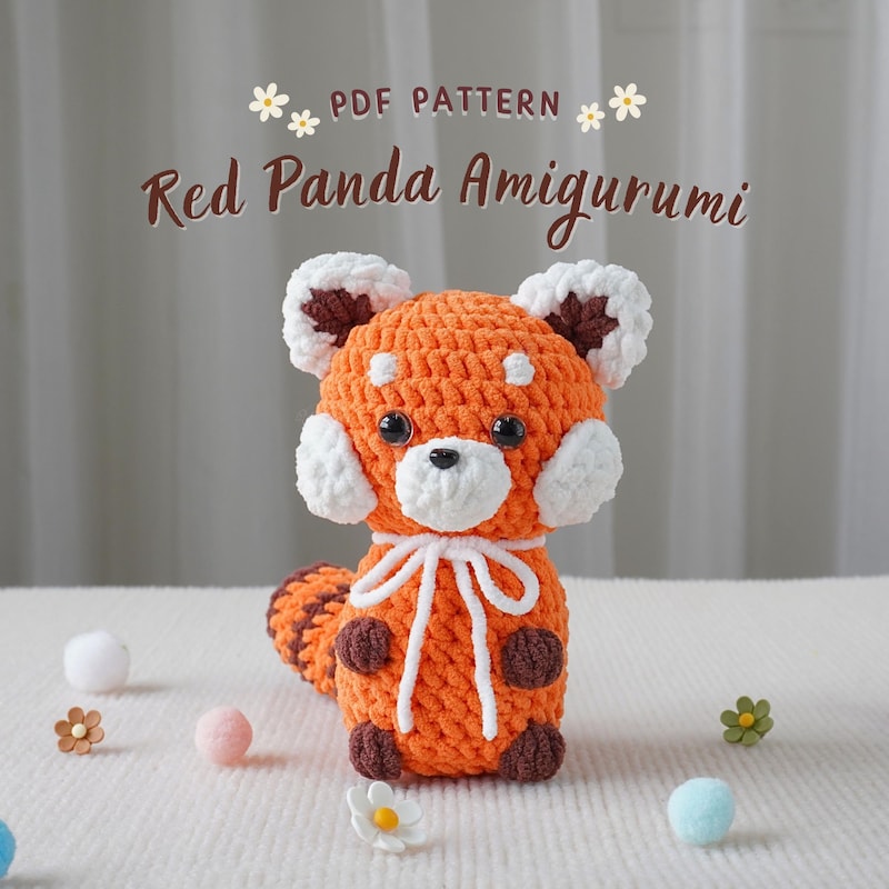 Crochet Red Panda - Etsy