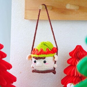 Christmas Cheer Swing Crochet Patterns Bundle, Christnmas Car Hanging ...