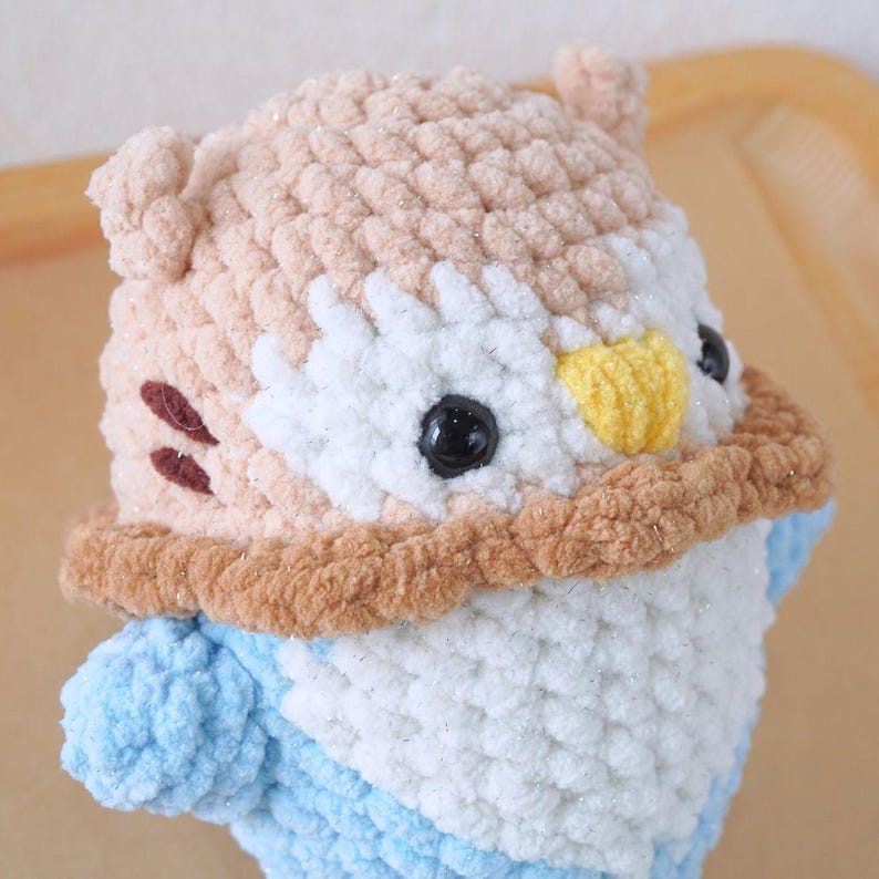 Baby Shark Owl Crochet Pattern, Amigurumi Crochet Pattern, Baby Shark ...