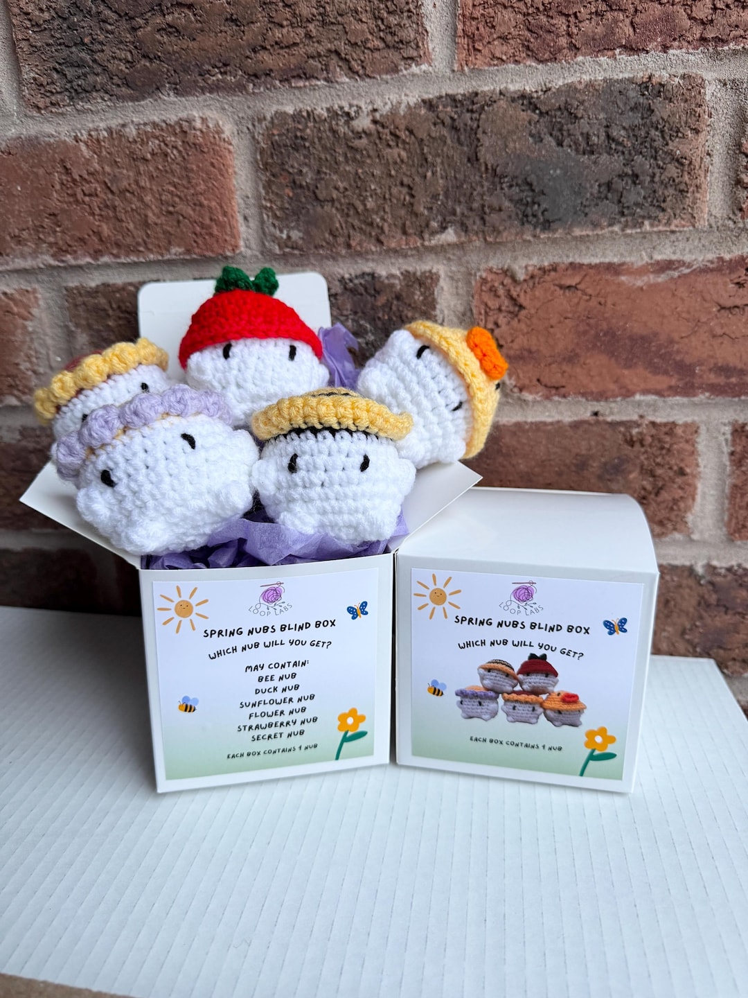 Crochet Spring Nubs / Mini Mushroom Blind Box - Etsy