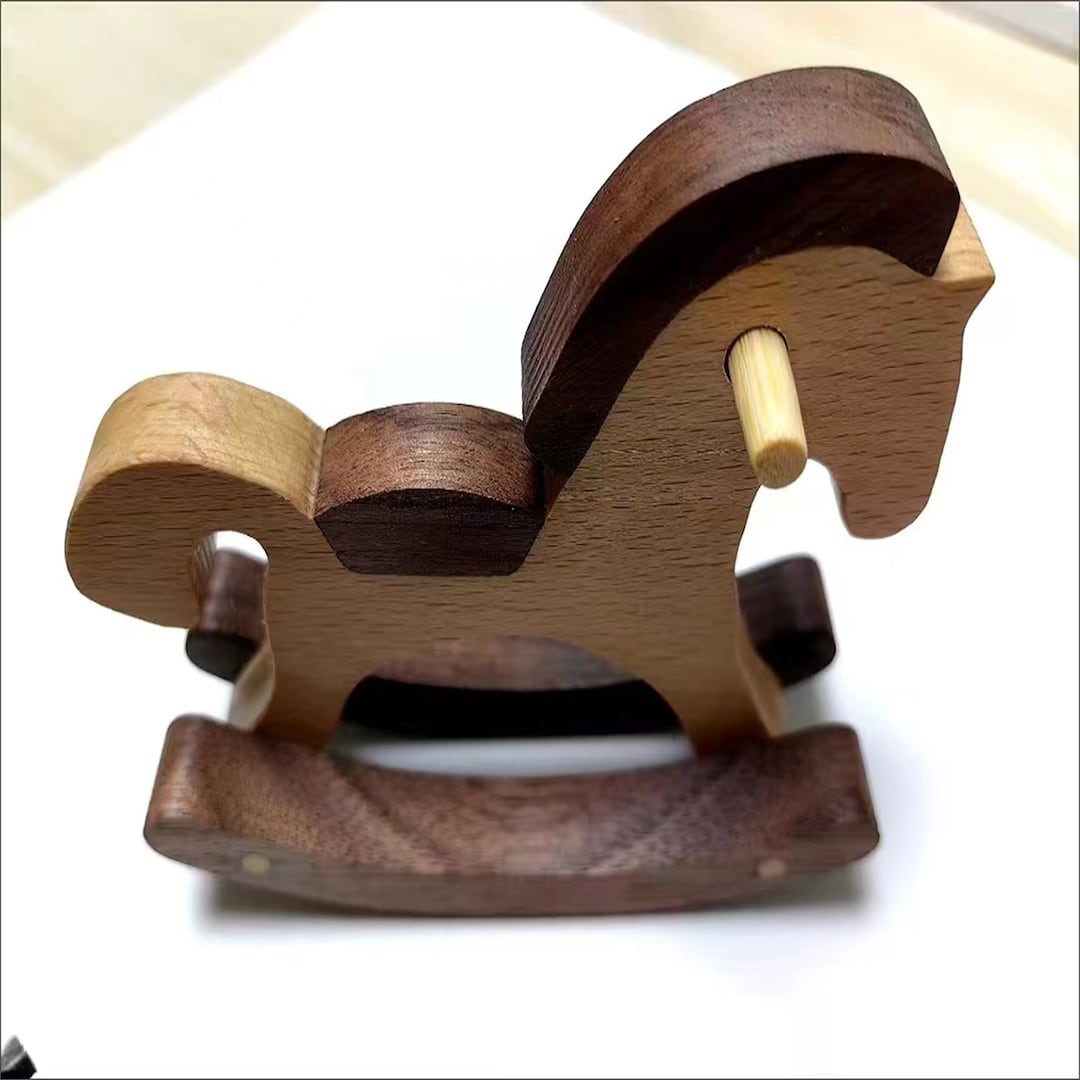 Mini Rocking Horse DIY Trendy Toy Eco-friendly Wooden Decor for Kids - Etsy
