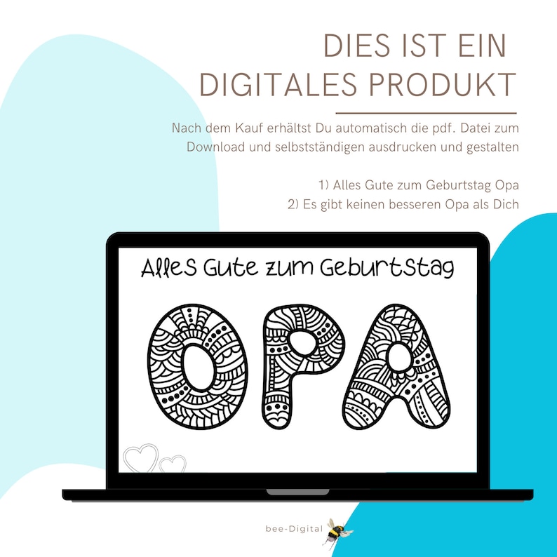 2 Ausmalbilder Opa | Bild Geburtstag Opa | Ausmalbild für Kinder ...