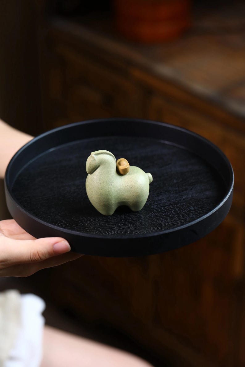 Zisha Clay Tang Horse Tea Pet – Cute Oriental Style, Figurine ‘bring ...