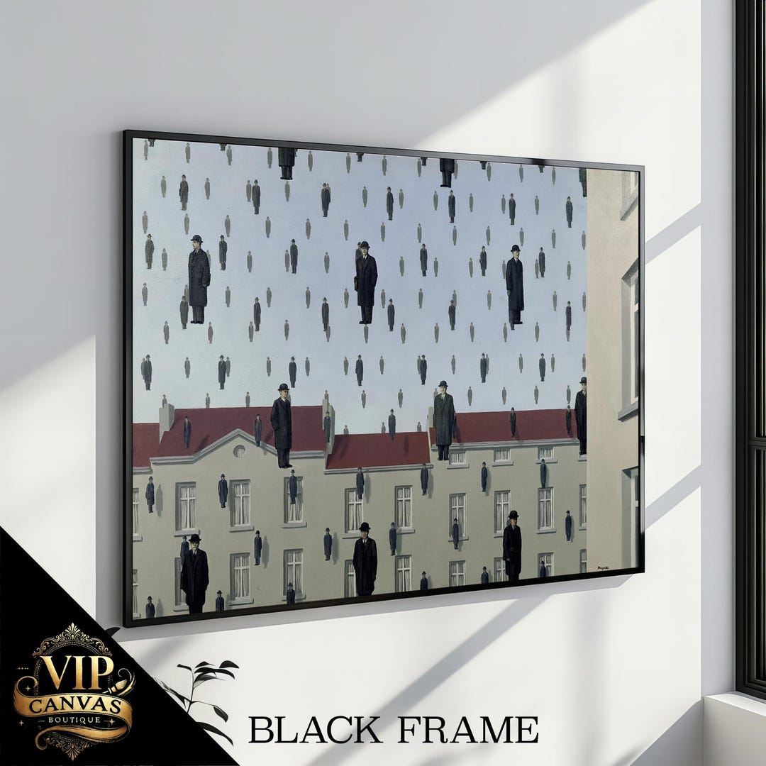 René Magritte's "golconda": A Surreal Vision of Floating Figures on ...